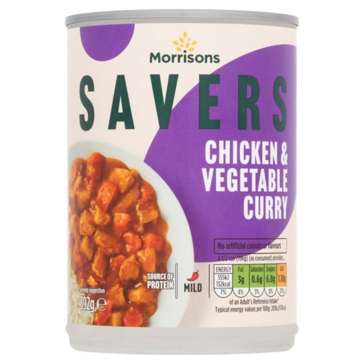 Morrisons Savers Chicken & Vegetable Curry 392g | Buy Now with Express ...