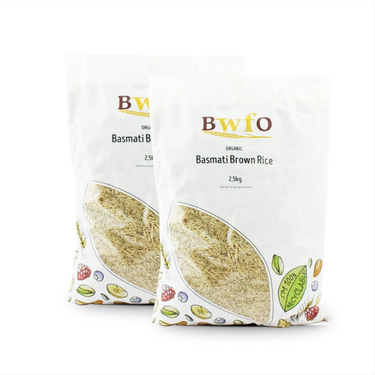 Organic Basmati Brown Rice 5kg (BWFO) | Buy Now with Express ...