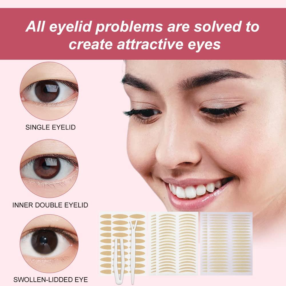 Buy Invisible Double Eyelid Tapes - Waterproof & Long-Lasting 600PC | Eyelid Lifting Without ...