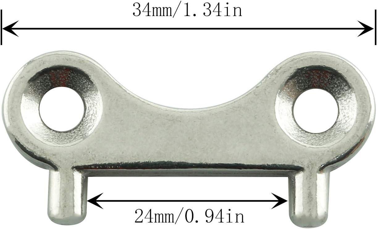 JCBIZ 2pcs Deck Fill Plate Key - 316 Stainless Steel Marine Boat Yacht ...