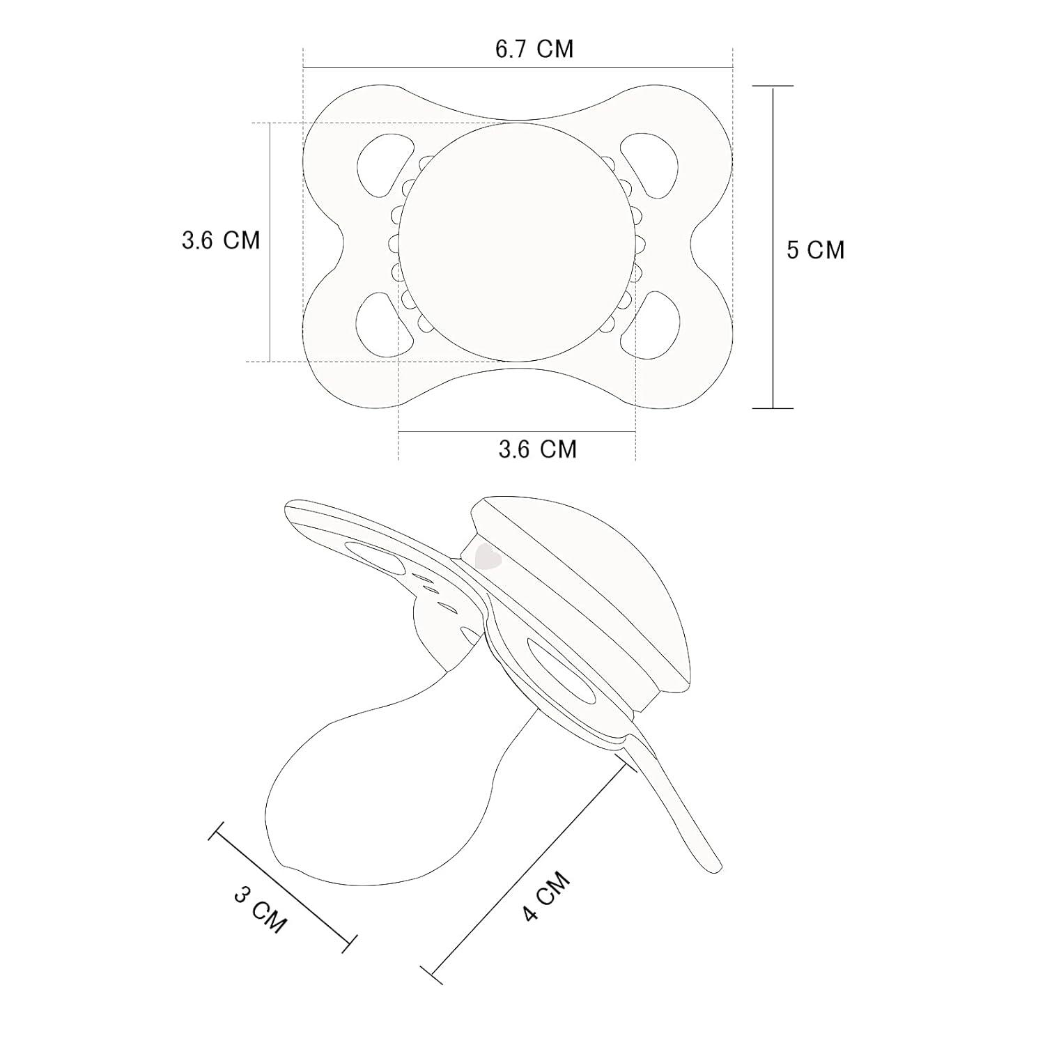 LittleForBig Large Shield Pacifier Generation-3 for Adults - Candy ...