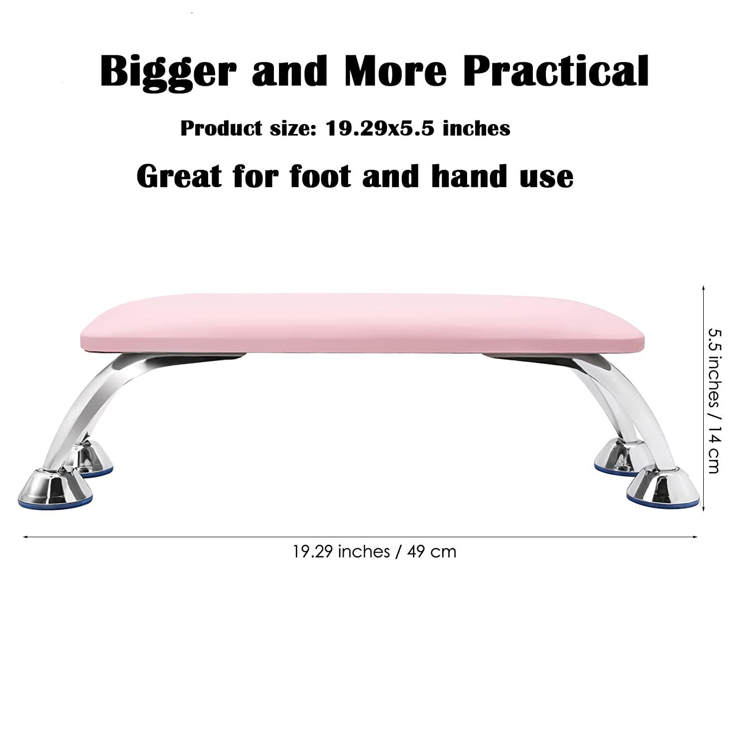 Professional Microfiber Leather Nail Hand Rest Cushion - Pink | Buy Now ...