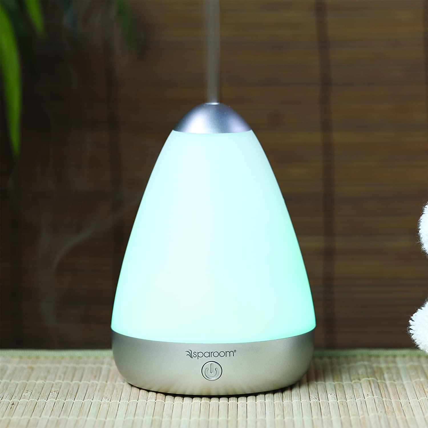 SpaRoom PureMist Ultrasonic Essential Oil Diffuser â€“ LED Light Show ...