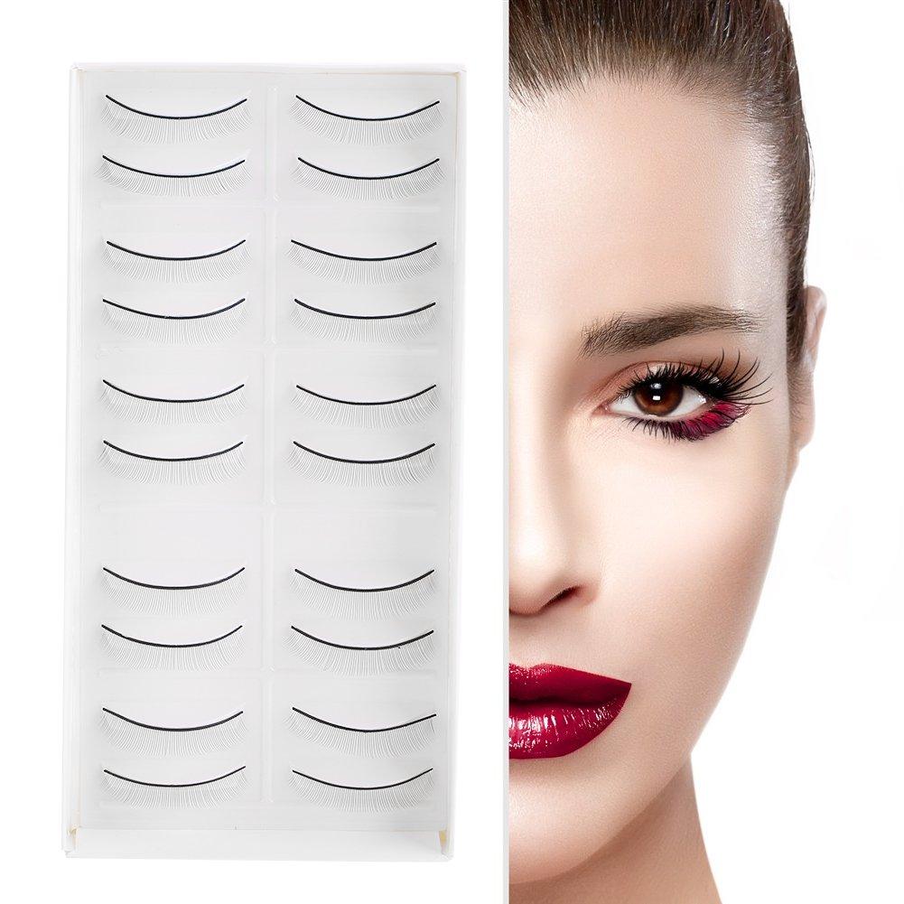 10 Pairs of Self-Adhesive False Eyelashes - Perfect for Beginners ...