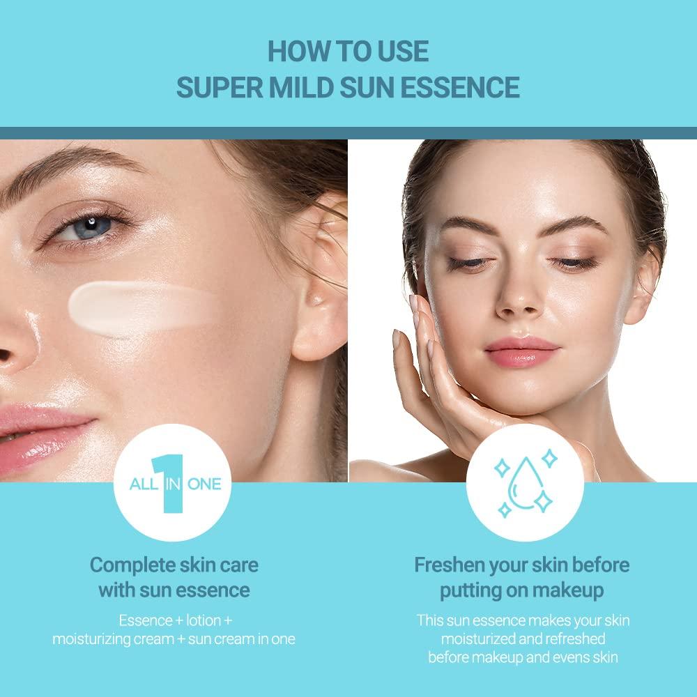 SCINIC Enjoy Super Mild Sun Essence SPF50+ PA++++ 1.69 fl oz ...