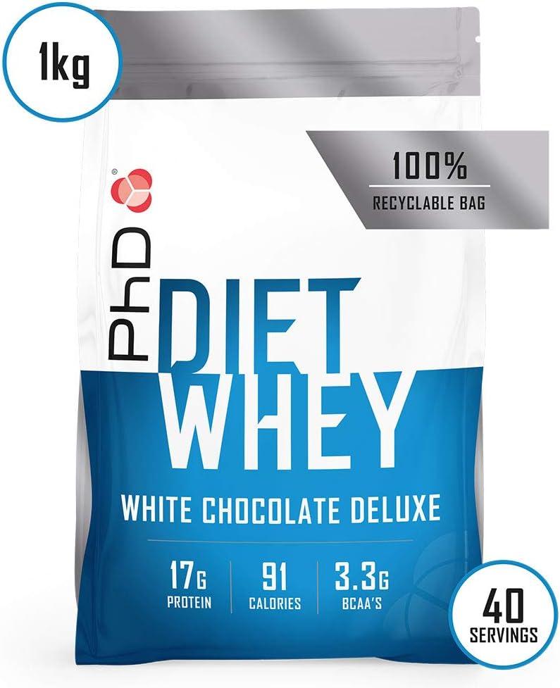 PhD Nutrition Diet Whey Low Calorie Protein Powder - White Chocolate ...