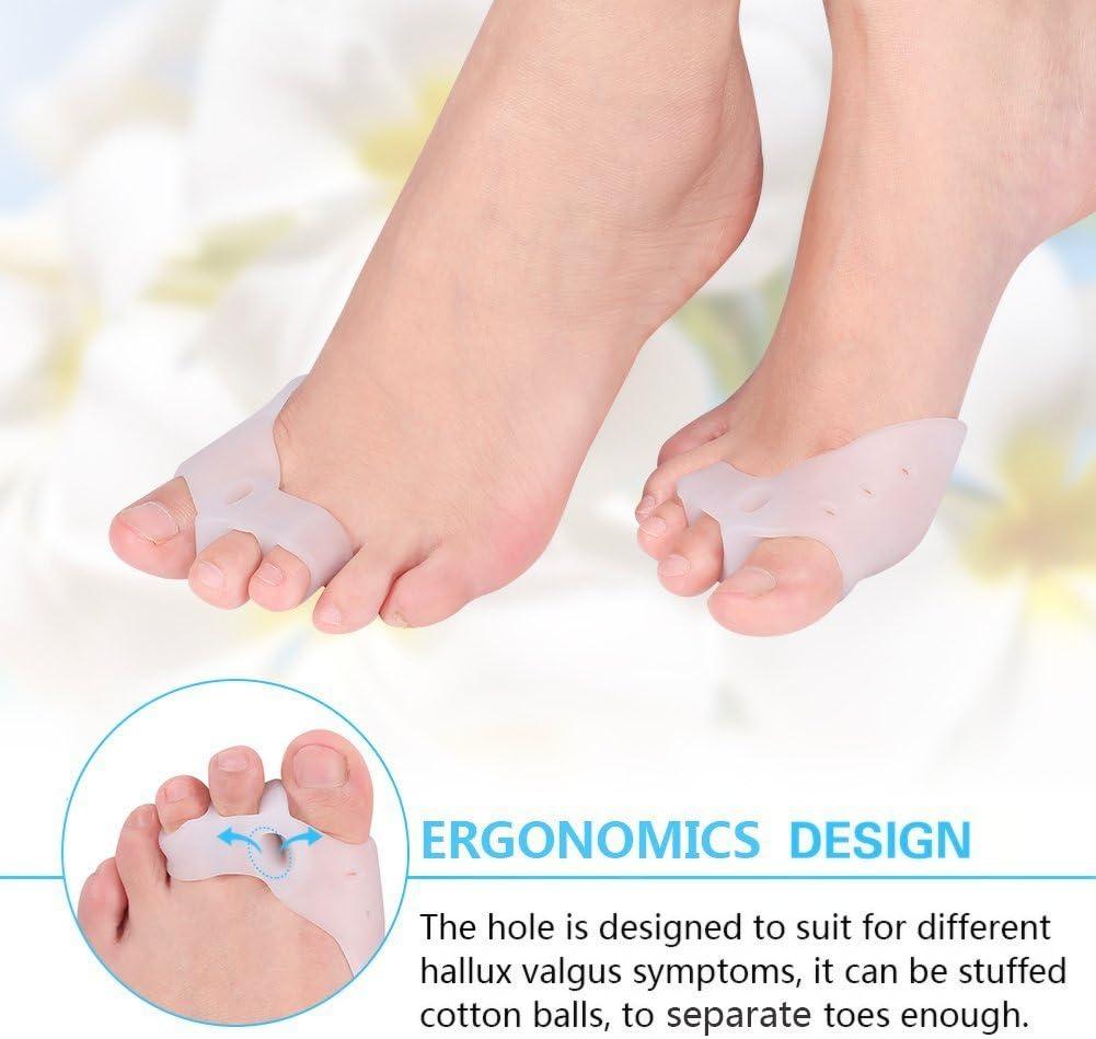 Silicone Toe Separator - Pain Relief & Hallux Valgus Corrector ...