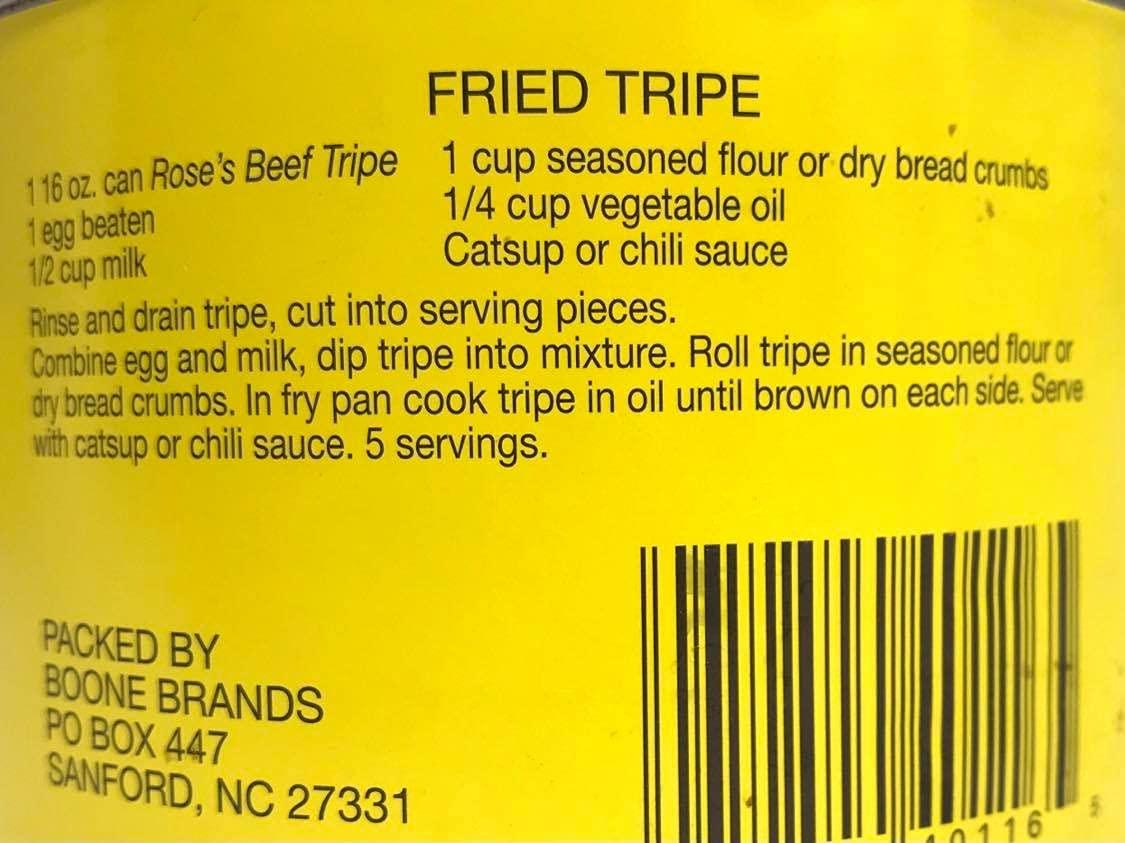 Rose Beef Tripe with Milk - 2 Pack 1 lb. Cans | Buy Now with Express ...