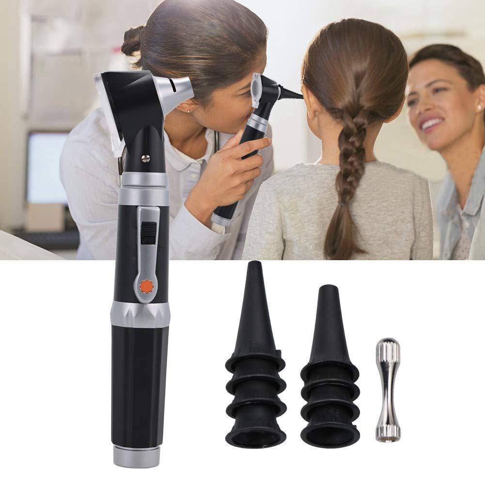 Buy LED Otoscope - Professional 3X Ear Speculum with 4 Interchangeable ...