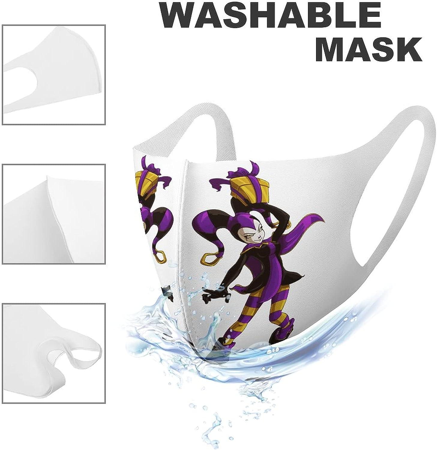Kids Polyester Dust Mask - Jester Happy Funny Teething Purple Clown ...