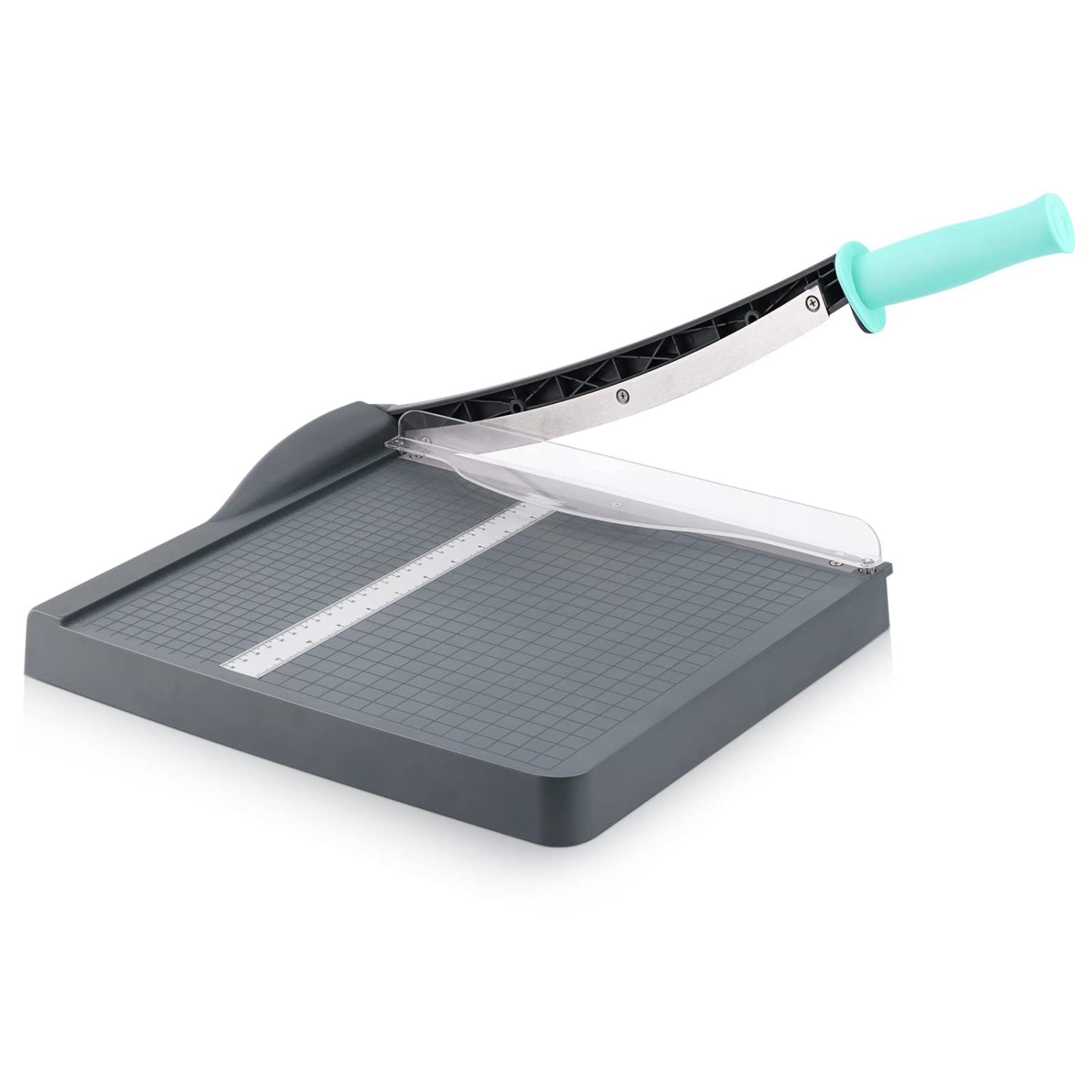 Paper Cutter Paper Trimmer with Safety Guard 12" Cut Length Paper ...