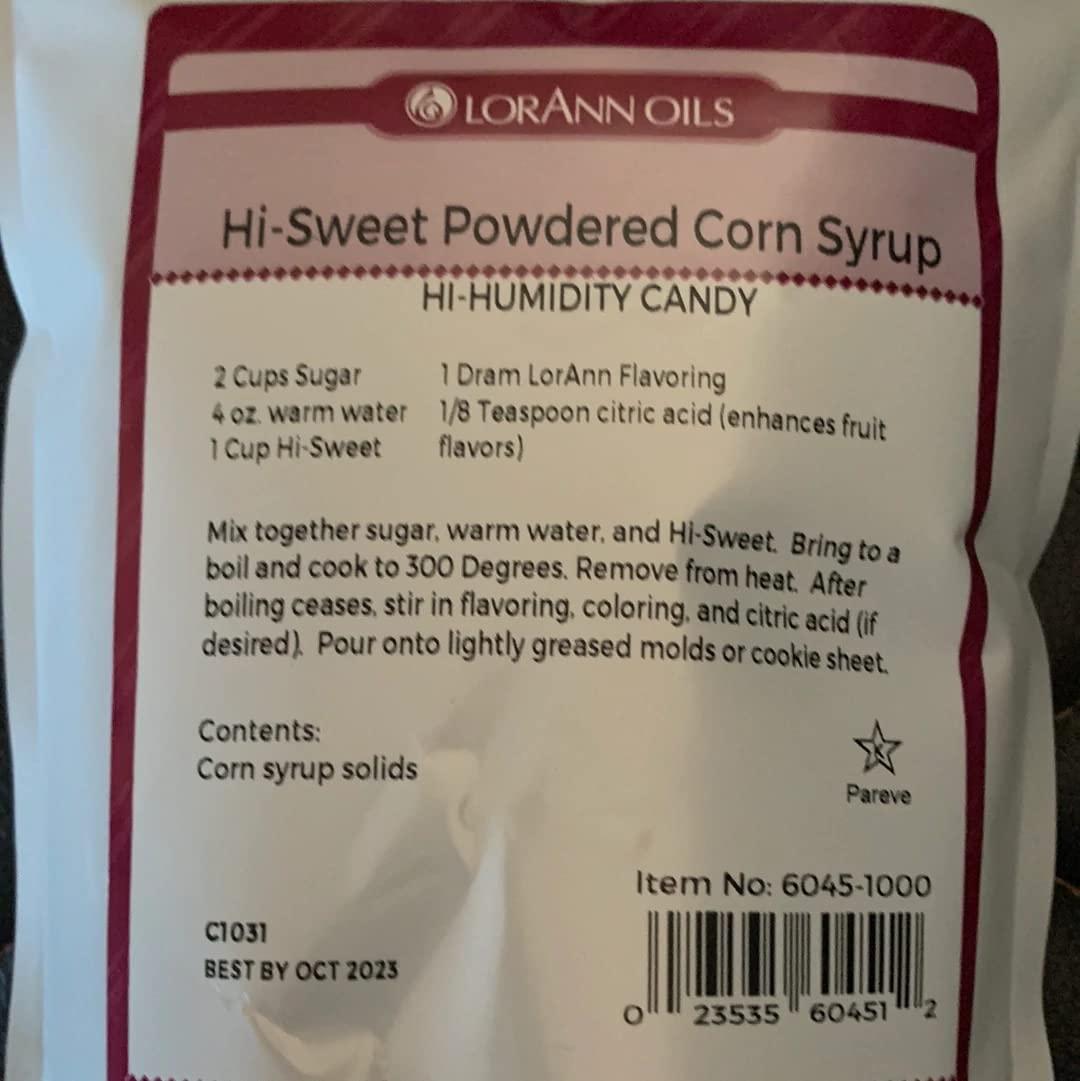 LorAnn Hi-Sweet Powdered Corn Syrup 1lb - Sweetener for Baking ...