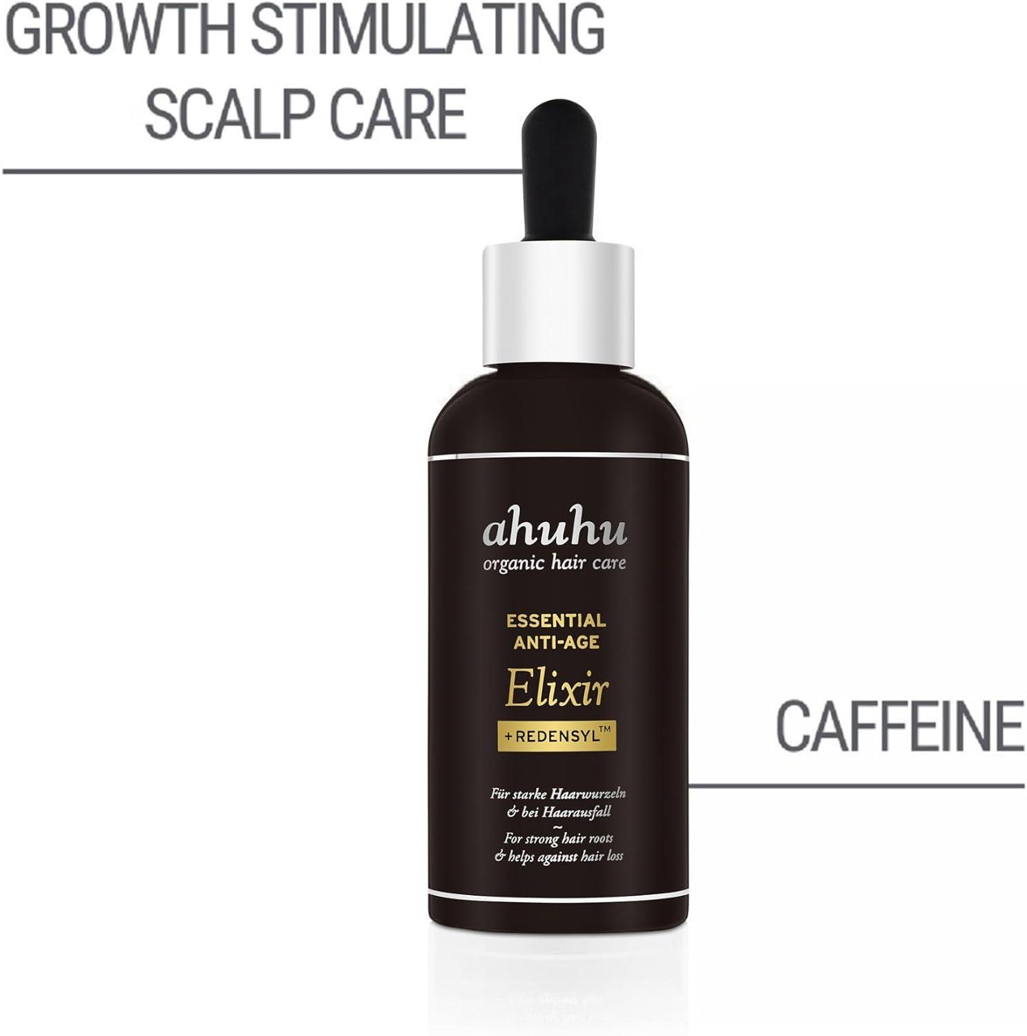 ahuhu ESSENTIAL ANTI-AGE Elixir with caffeine & redensyl (100ml ...