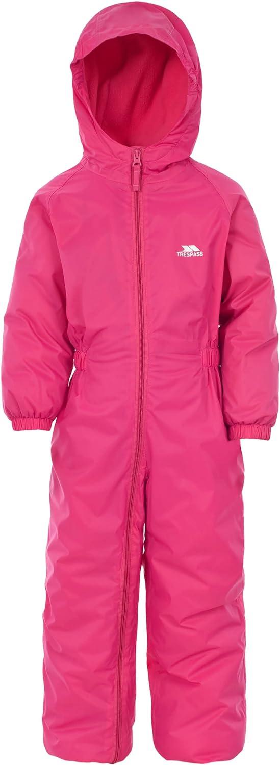 Trespass Kids' Waterproof Rain Suit 3-4 Years Gerbera | Outdoor Drip ...