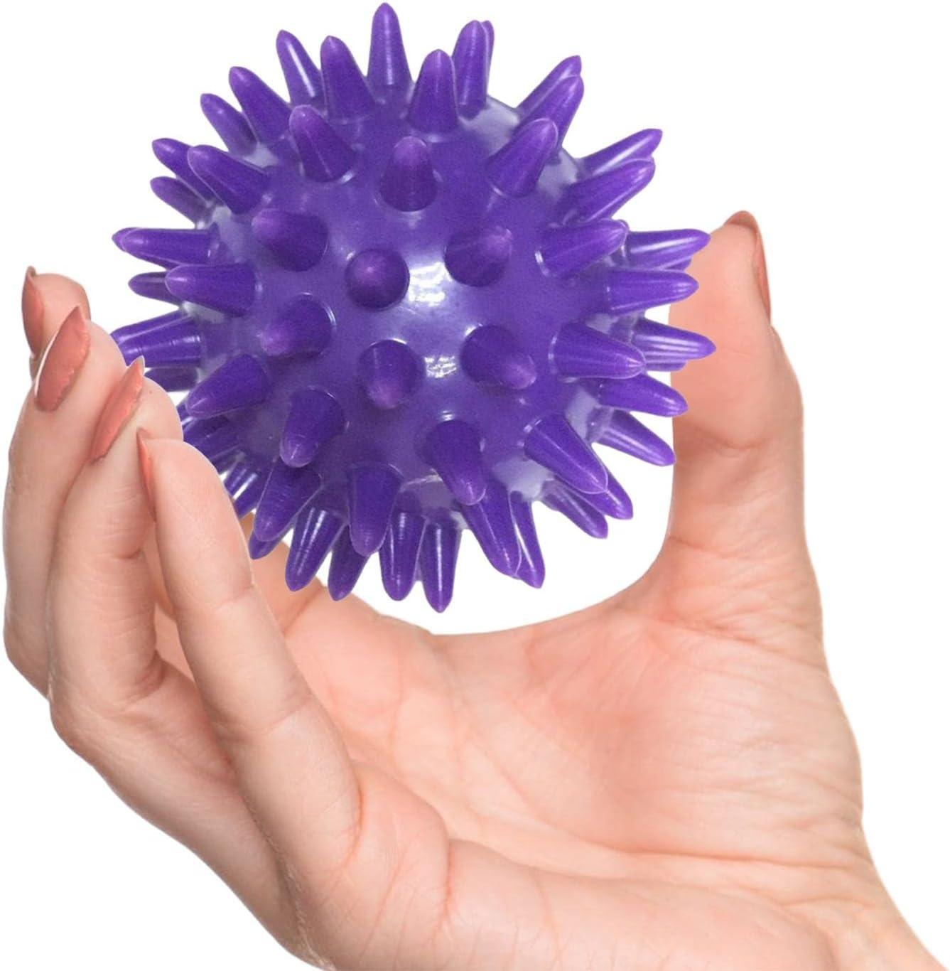 5 Set Spike Massage Balls - Exercise Foot Massage for Back Hands & Feet ...
