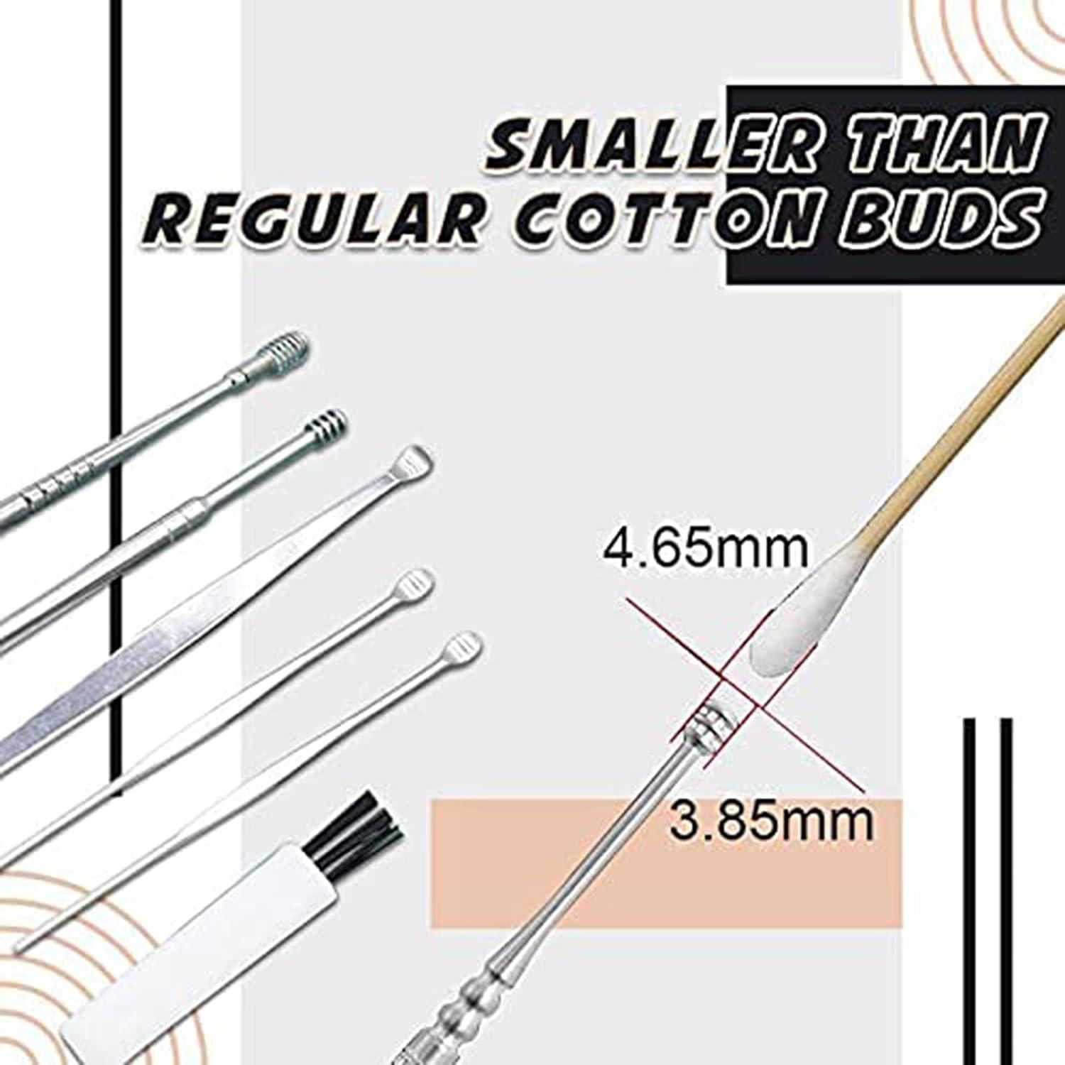 8PCS Stainless Steel Ear Wax Cleaner Tool Set with Storage Box - Ear ...