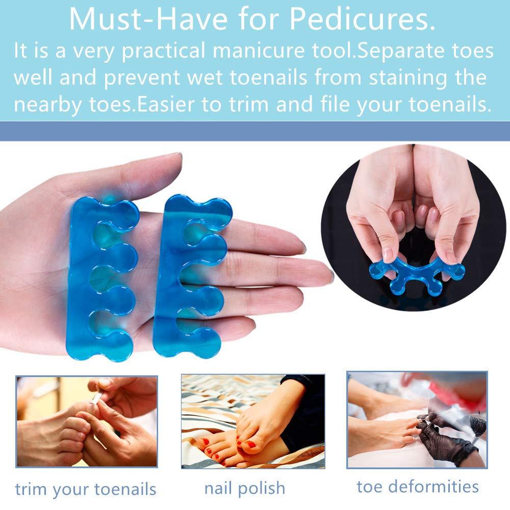ZaxSota Toe Spacers - Orthopedic Bunion Relief & Nail Separation | Blue ...