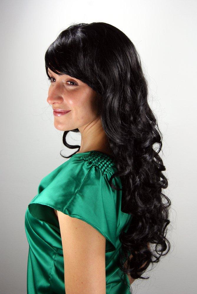 WIG ME UP 7633-1B Long Black Curly Wig | 65cm - Realistic Hairstyles for Women | International ...