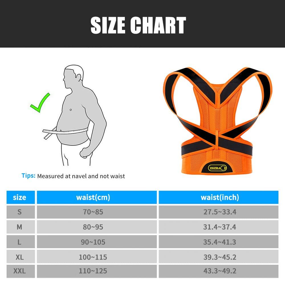Zszbace Posture Corrector for Men & Women - Ultimate Back Support ...