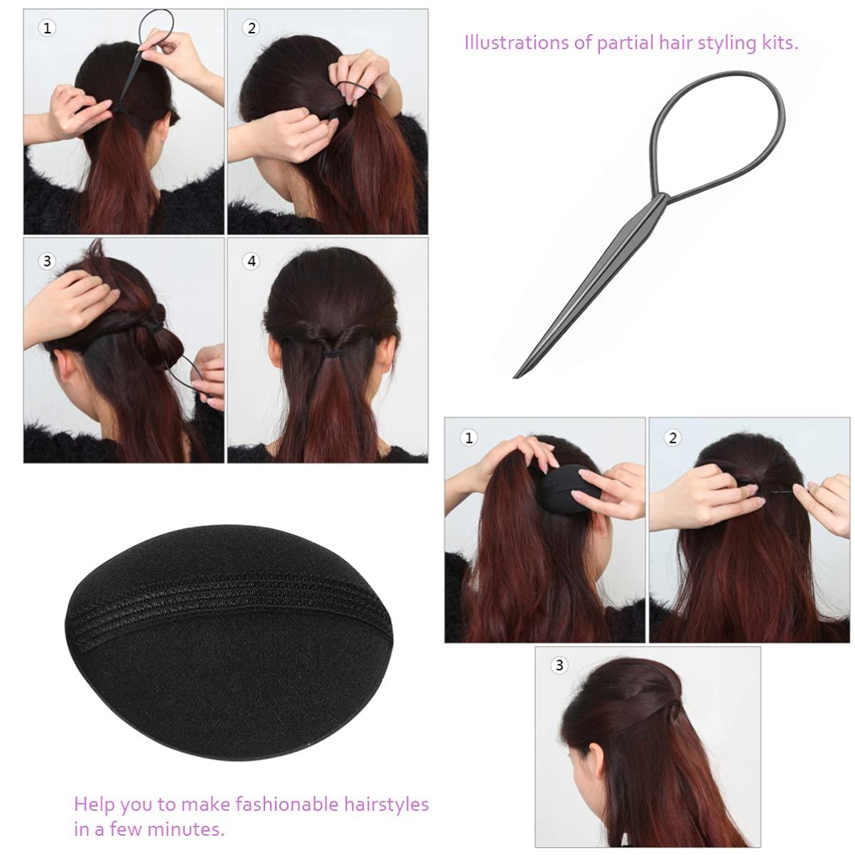 Uonlytech Hair Styling Tools 63Pcs Hair Styling Accessories Kit Set ...
