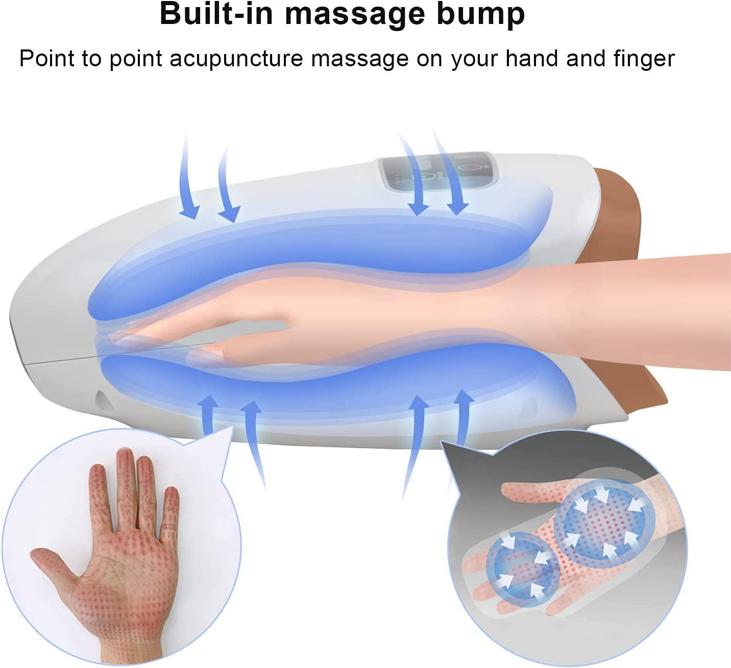 PERLEVI Electric Hand Massager Machine for Arthritis and Carpal Tunnel ...
