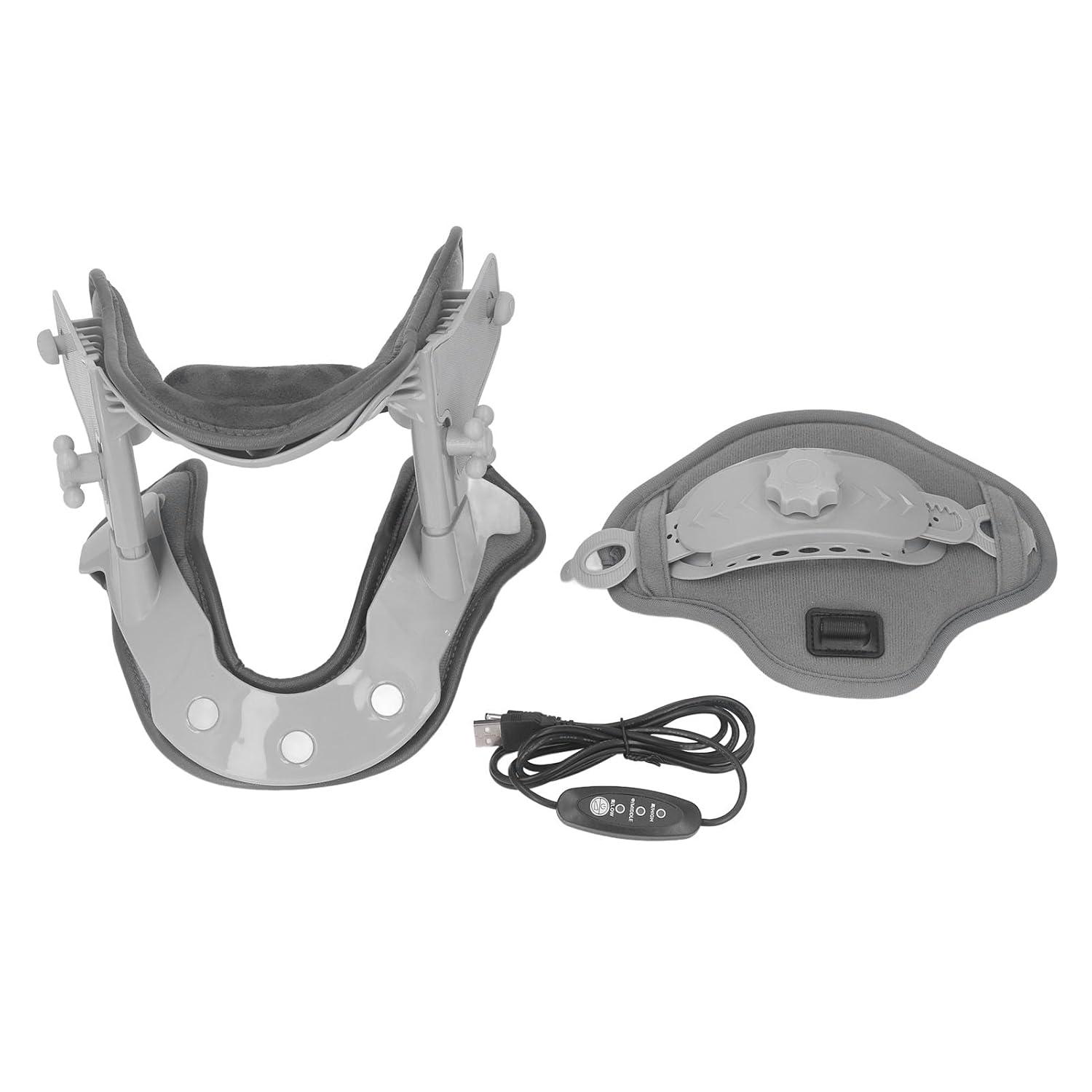Adjustable Cervical Neck Traction Device - Electrical Hot Compress for ...