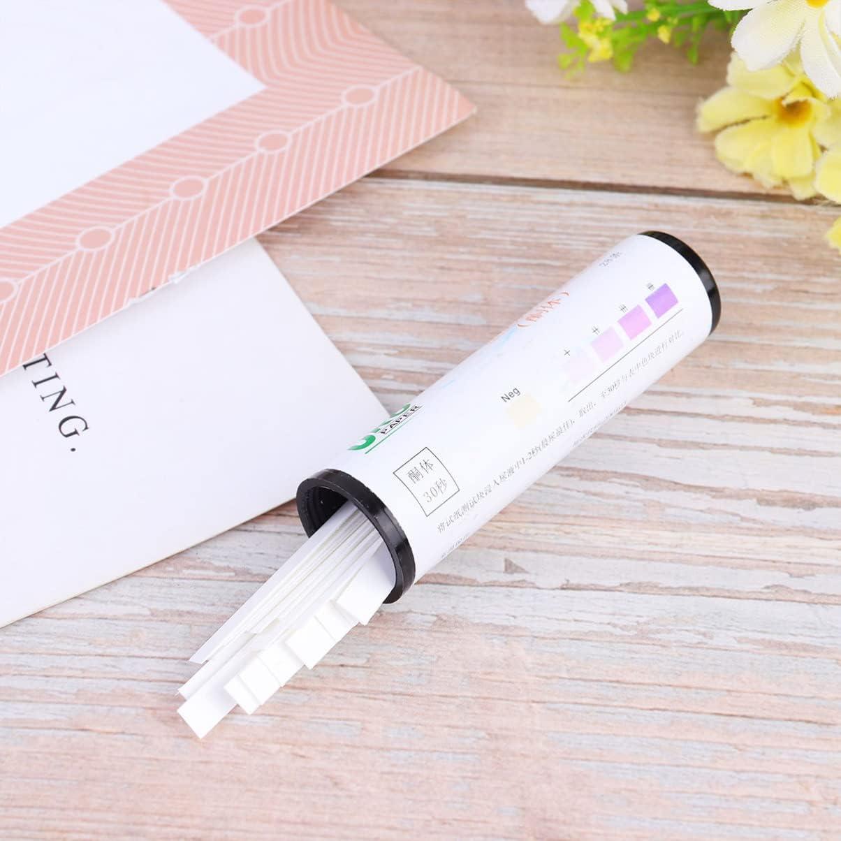 2-Piece Urinary Urinalysis Testing Set with Ketone & Blood Test Strips ...