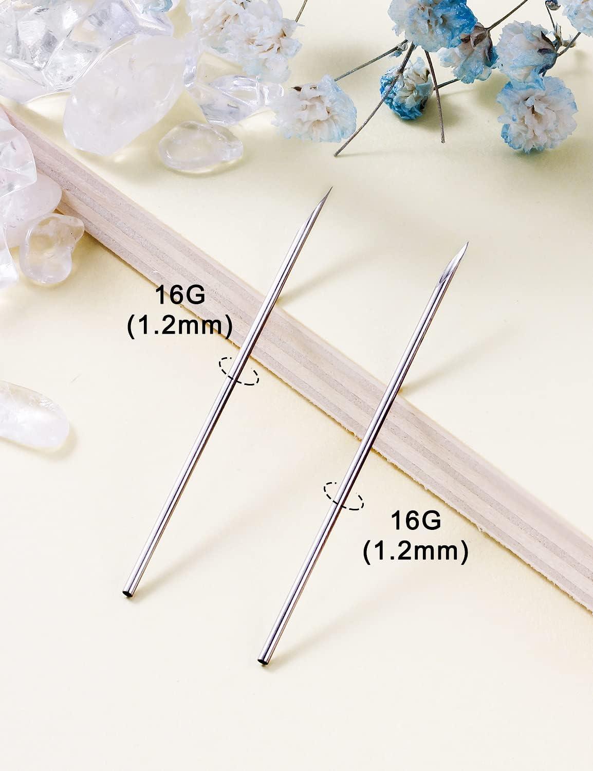 forward helix piercing needle