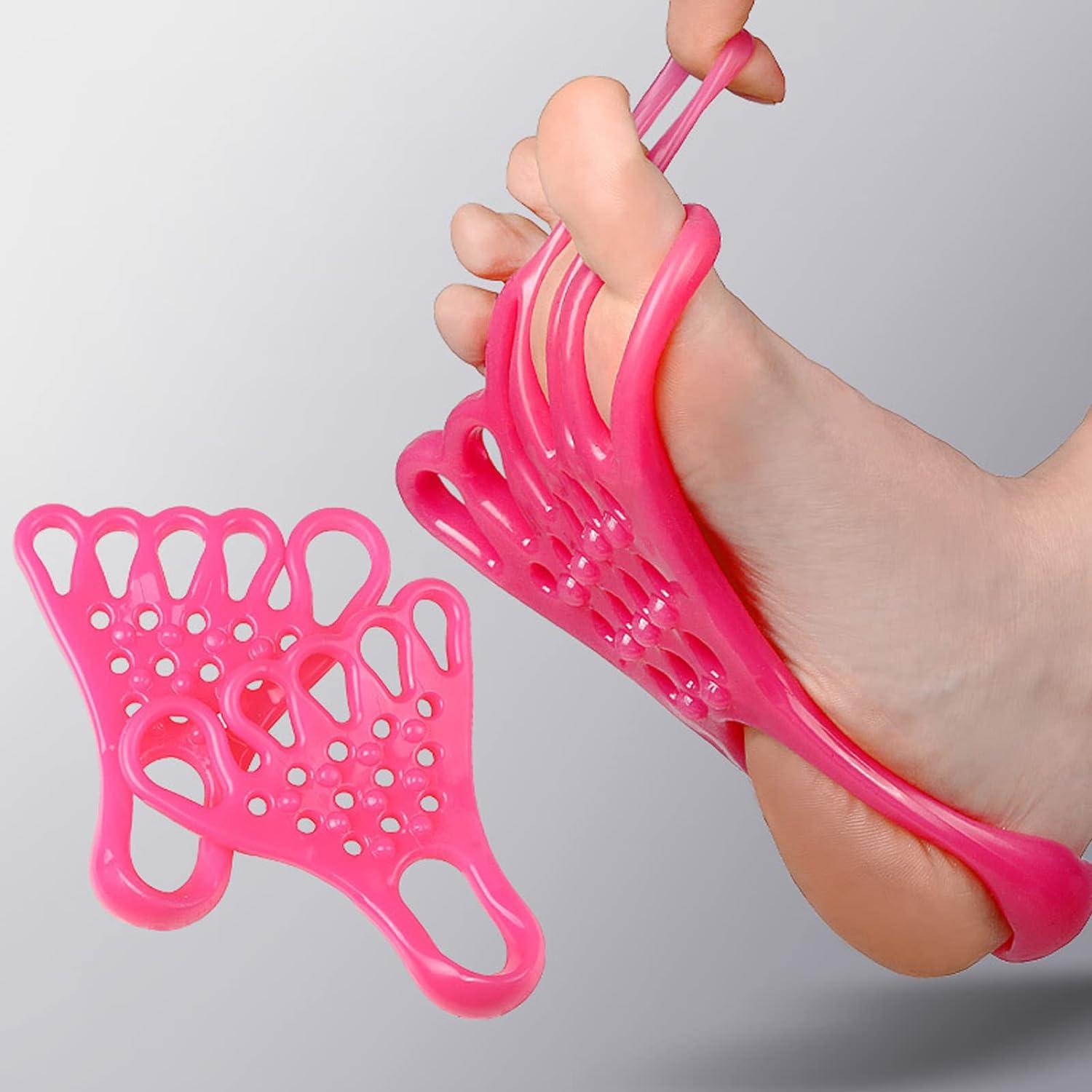 Bunion Corrector Toe Stretch Belt - Adjustable Pink Brace for Claw Toe ...