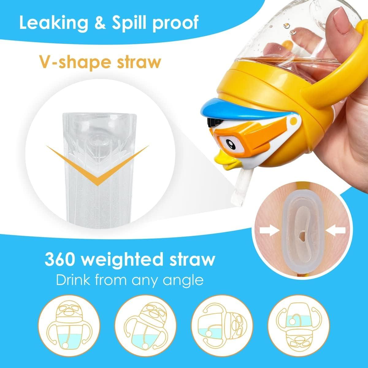 Little Ryna Baby Weighted Straw Cup | First Sippy Cup with Handle ...