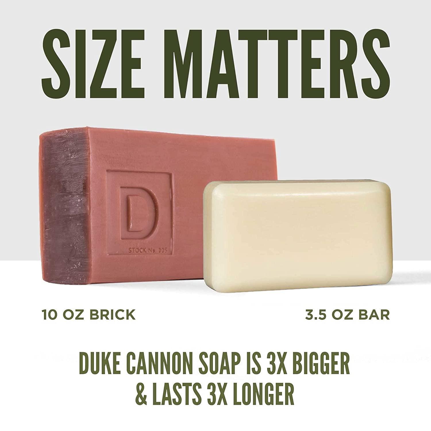 Buy Duke Cannon Big Ass Brick of Bar Soap - 10oz Ocean Scent for Men ...