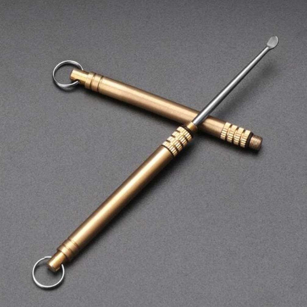 Titanium Alloy Ear Digger Kit - Ear Wax Removal Tool with Keychain ...