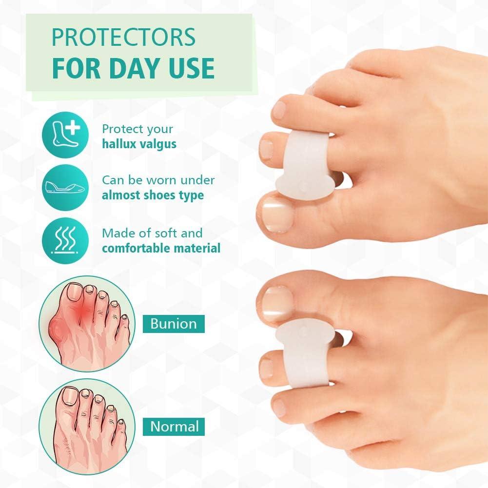 Hallux Valgus Correction Set - Bunion Sleeve & Toe Spreader | 9-Piece ...