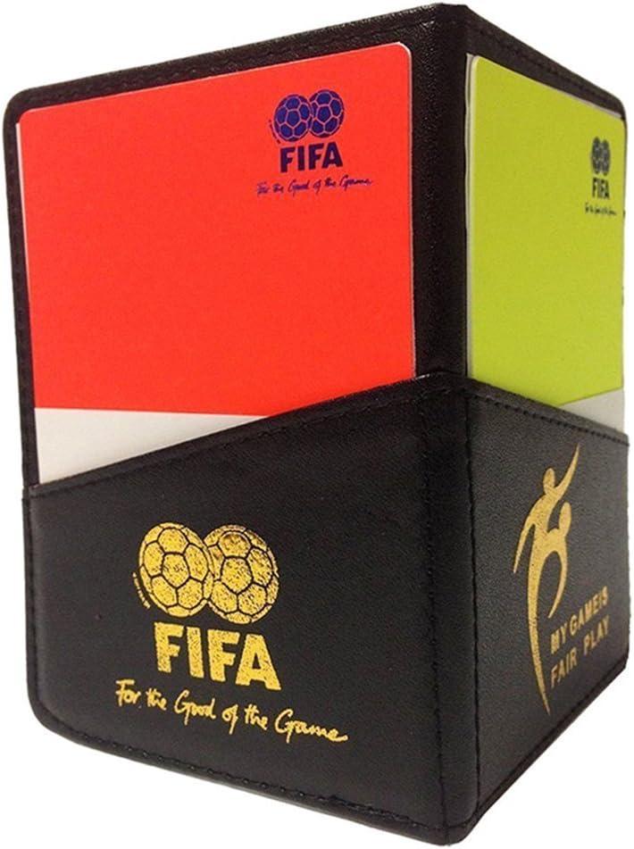 MiaoDuo Sport Soccer Referee Wallet Notebook with Red and Yellow Cards ...