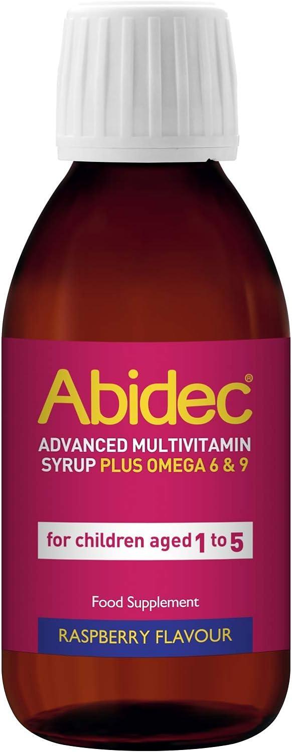 Abidec Kid Multivitamin Syrup with Vitamin D for Bone Growth - Omega 6 ...