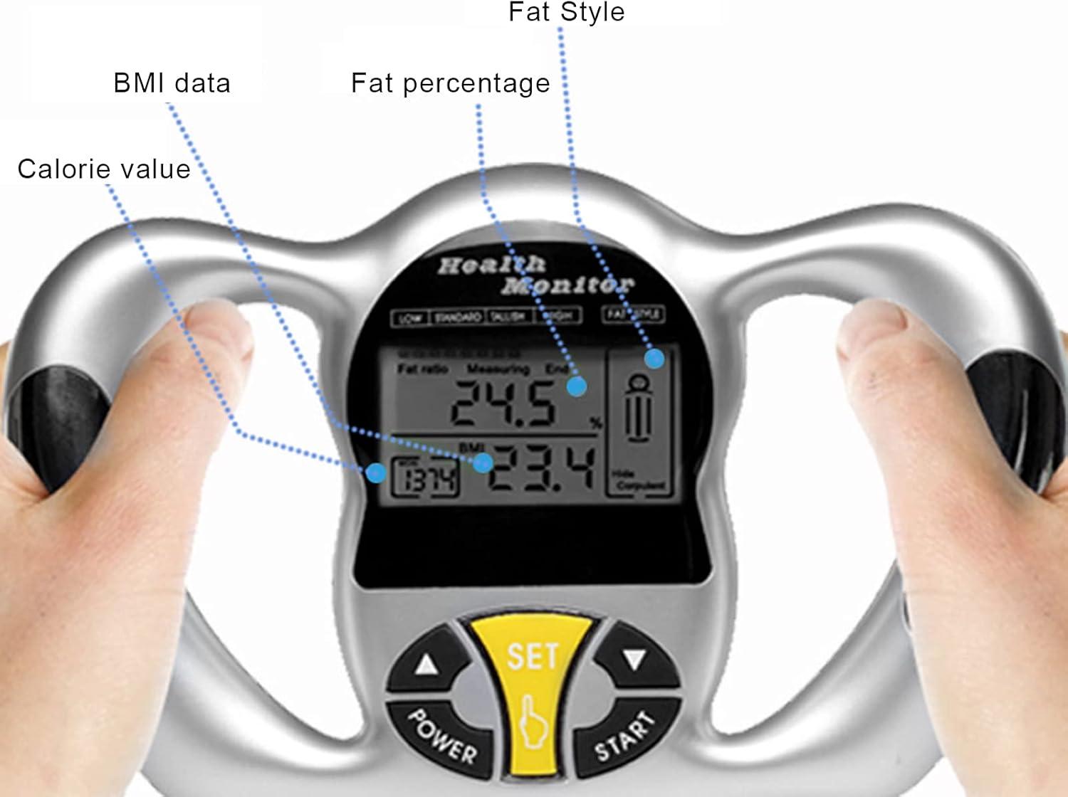 QIRG Fattabbauonitor - Handheld BMI & Body Fat Analyzer | Weight Loss ...