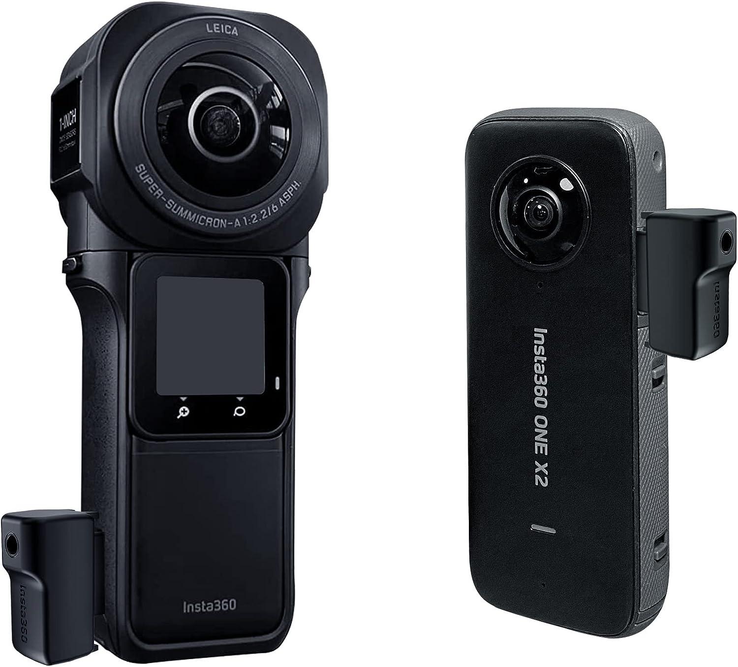 CYNOVA Upgraded Insta360 Mic Adapter | 3.5mm Audio Jack for Insta360 ...