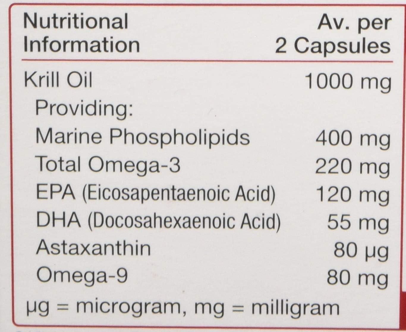Vitabiotics Ultra Red Krill Oil Capsules | Omega 3-9 DHA EPA ...