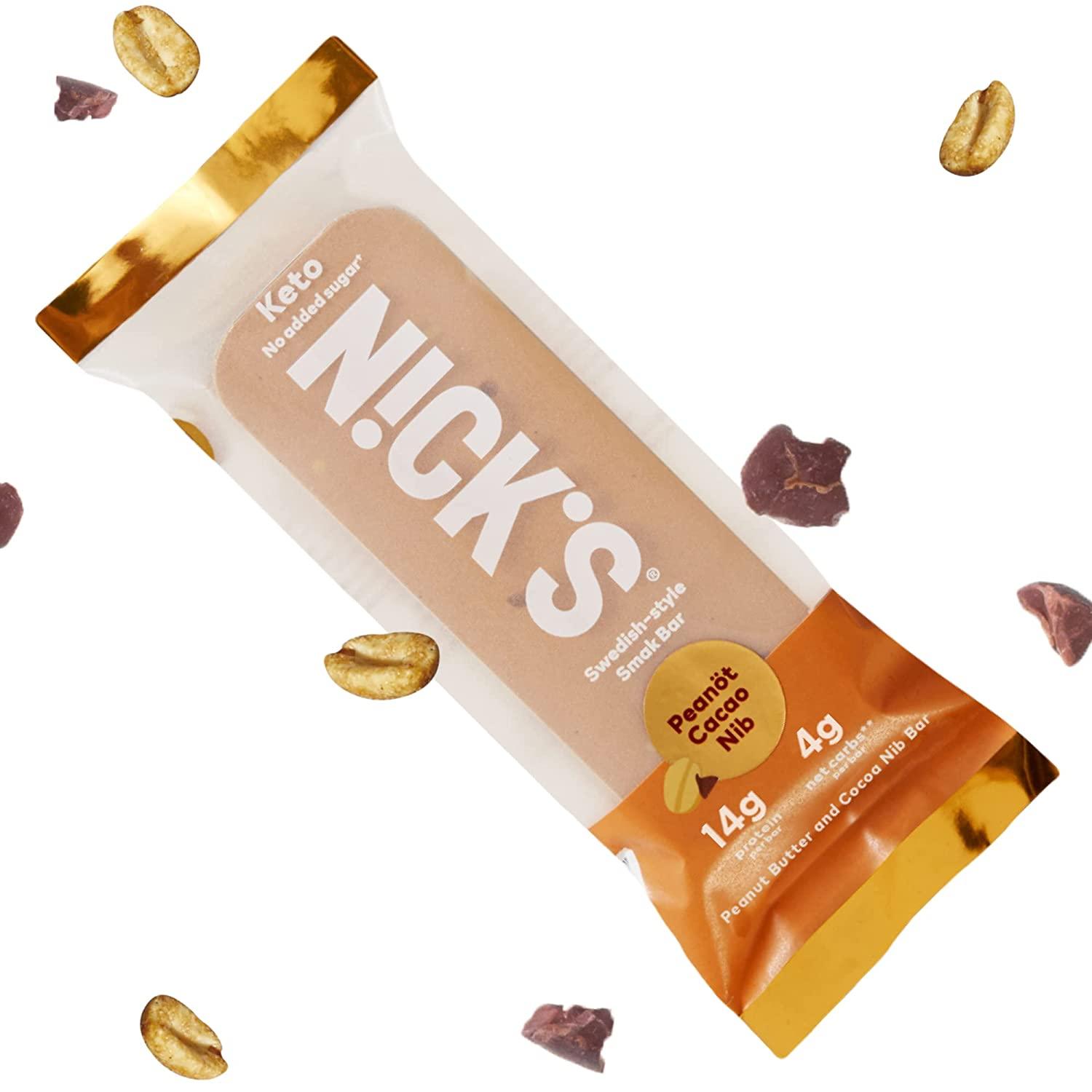 Nick's Smak Bar: Refrigerated Protein Bar | Keto Meal Replacement, 14g ...