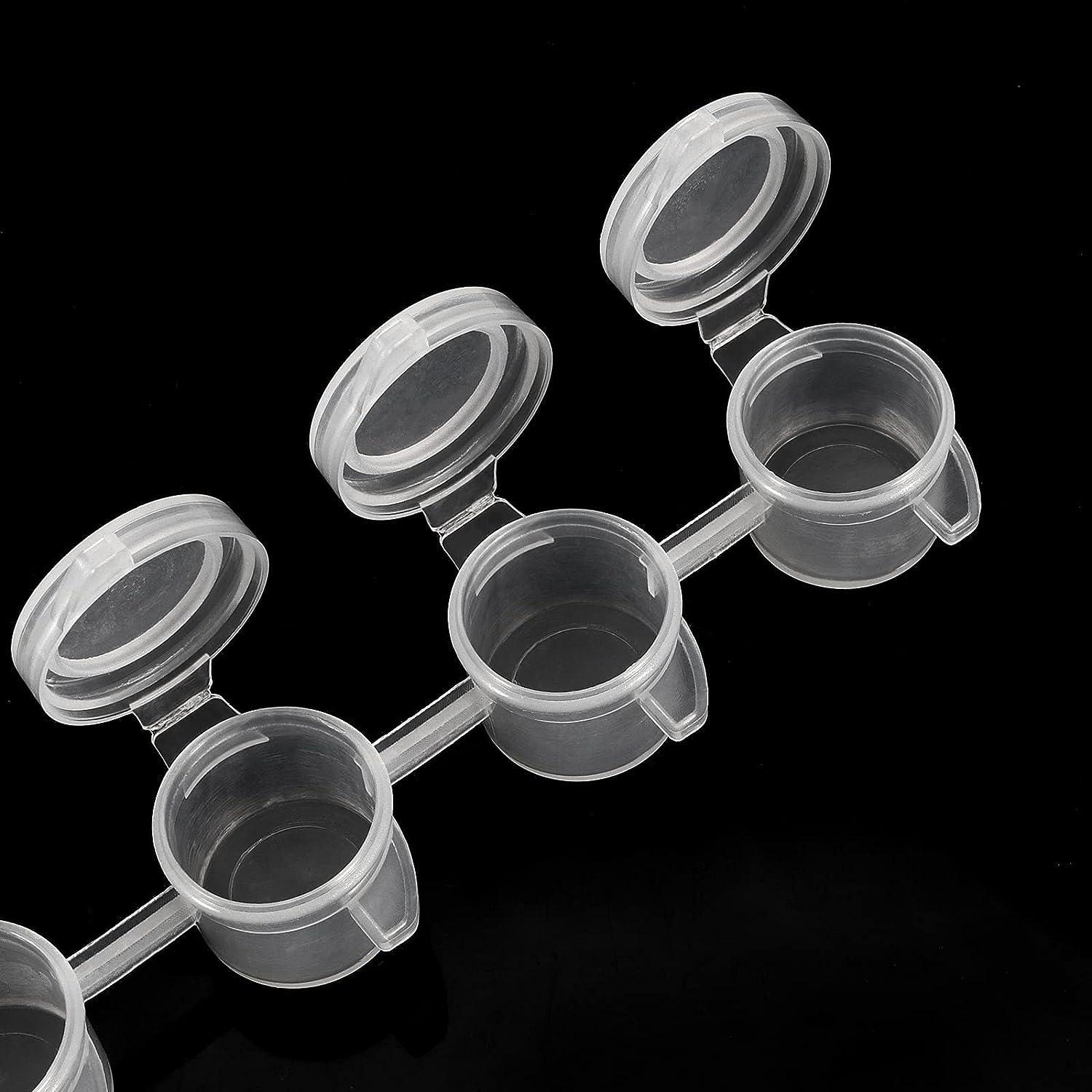 MUKCHAP 120 Strip 720 Pot 0.1 oz Paint Pot Strip with Lids - 3ml Mini ...