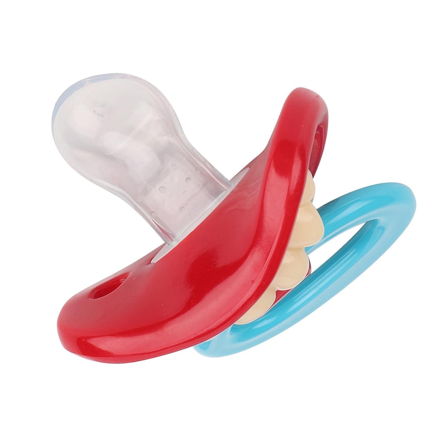Silicail Baby Pacifier - Funny Sound Wall Design & Flat Nipple for ...
