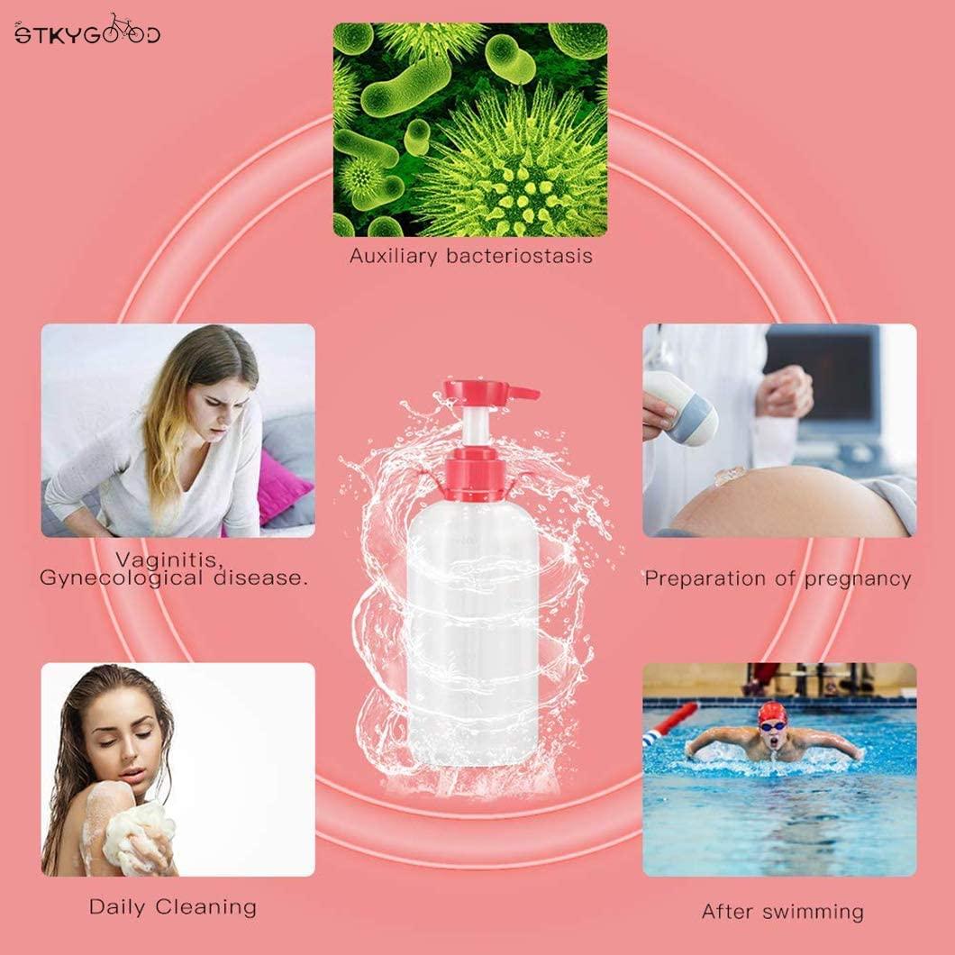 Vaginal and Anal Douche Cleaner Kit - 3 Nozzle Tips, Reusable Manual ...