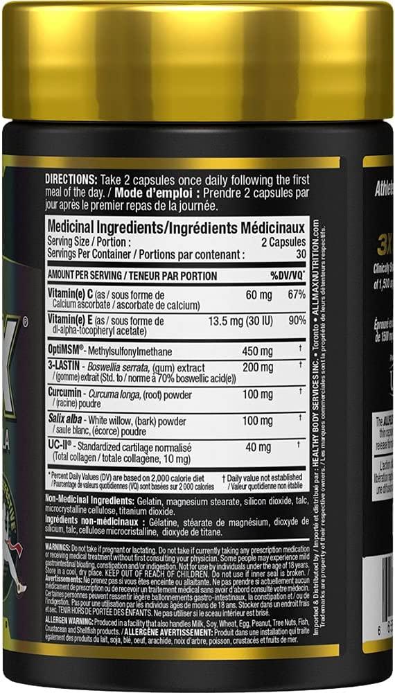 ALLMAX Nutrition AllFlex All-In-One Joint Formula 60 Capsules