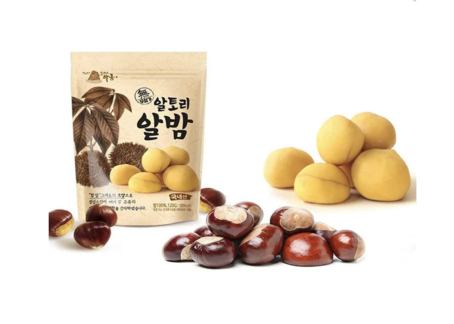 Organic Whole Roasted Chestnuts 120g (2 Pack) - Premium Quality | Buy ...