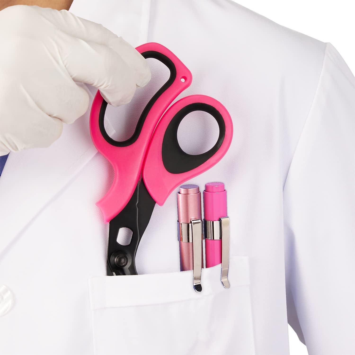 MEUUT 3 Pack Penlight & Medical Scissors - Trauma Scissor, LED ...