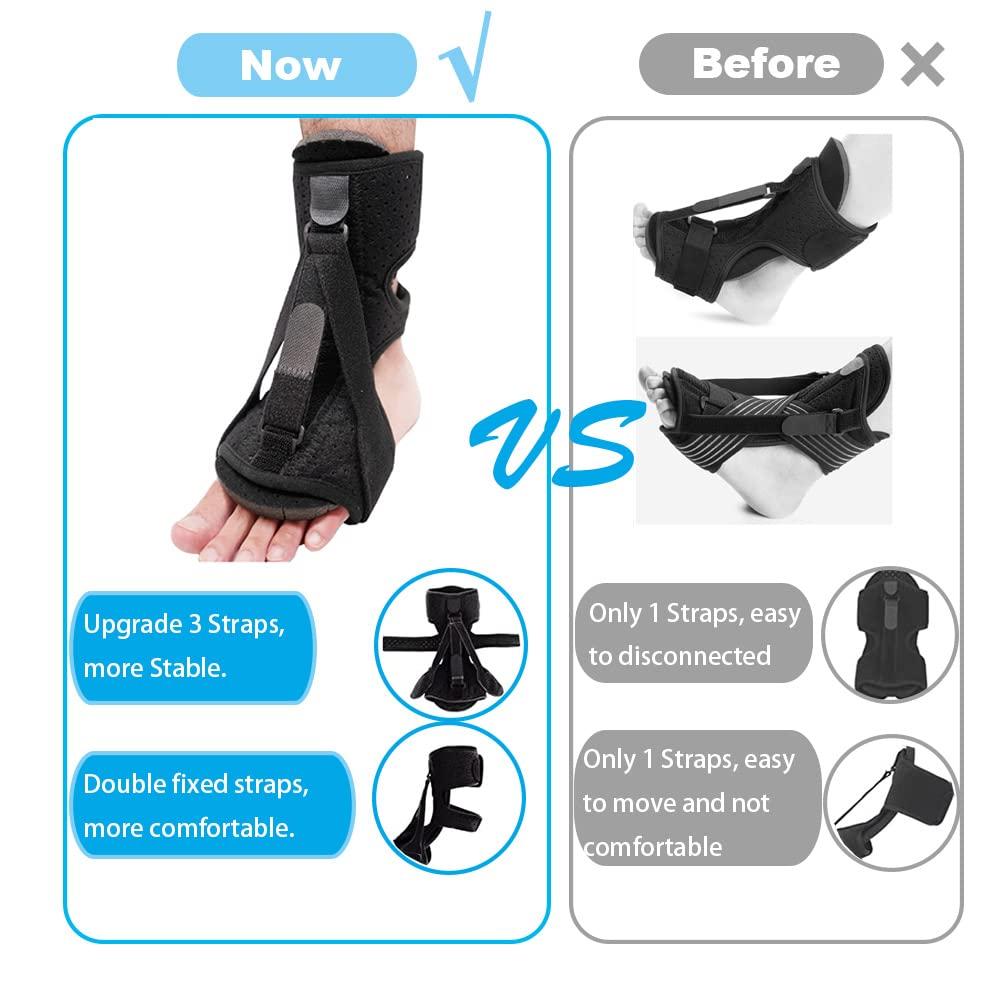 2022 Plantar Fasciitis Night Splint - Adjustable Dorsal Brace for Foot ...