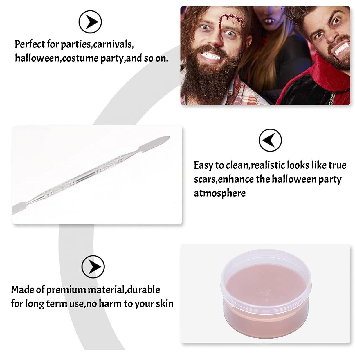 Wound Modeling Makeup Wax for Special Effects | Best Halloween ...