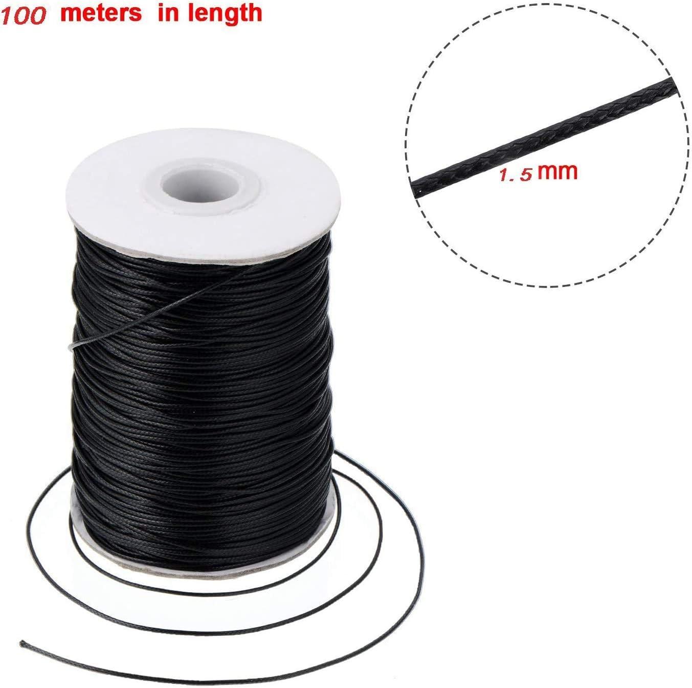 1.5mm/100 Yards Black Nylon Braided Lift Shade Cord - Blind Shade Mini ...