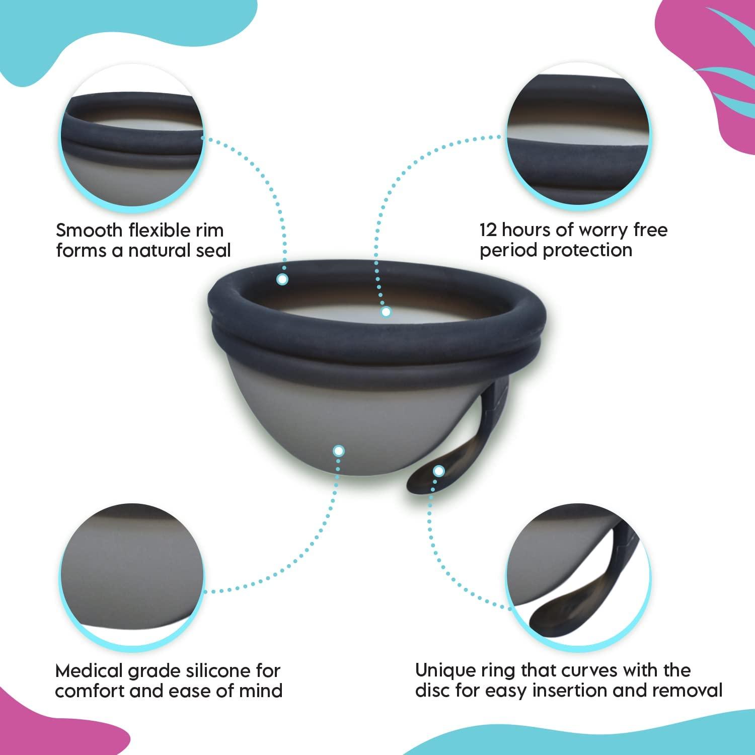 Ecoblossom Reusable Menstrual Disc | Soft Medical-Grade Silicone ...