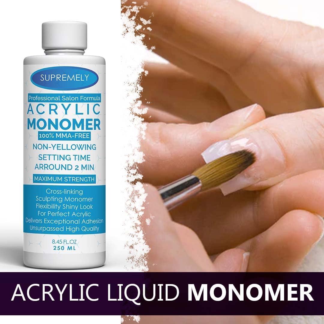 Acrylic Liquid Monomer Ultra Adhesive Non-Yellowing Formula MMA Free ...